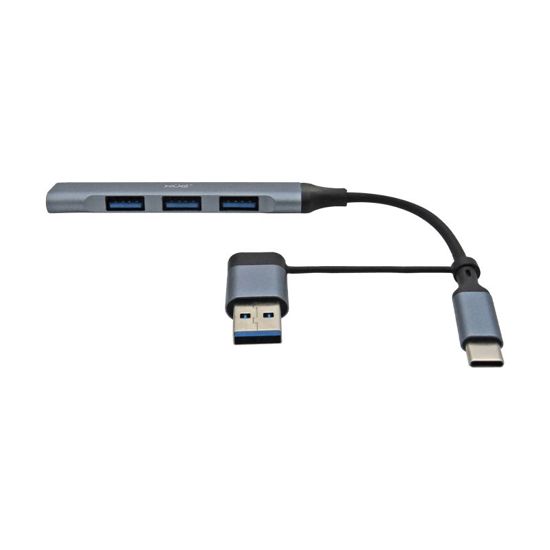 Hub USB 3.0 con 1 Puerto USB 3.0 y 3 Puertos USB 2.0 XUE® | Gris - PCS ...