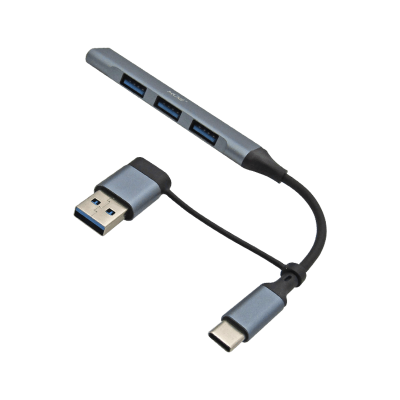 Hub USB 3.0 con 1 Puerto USB 3.0 y 3 Puertos USB 2.0 XUE® | Gris - PCS ...