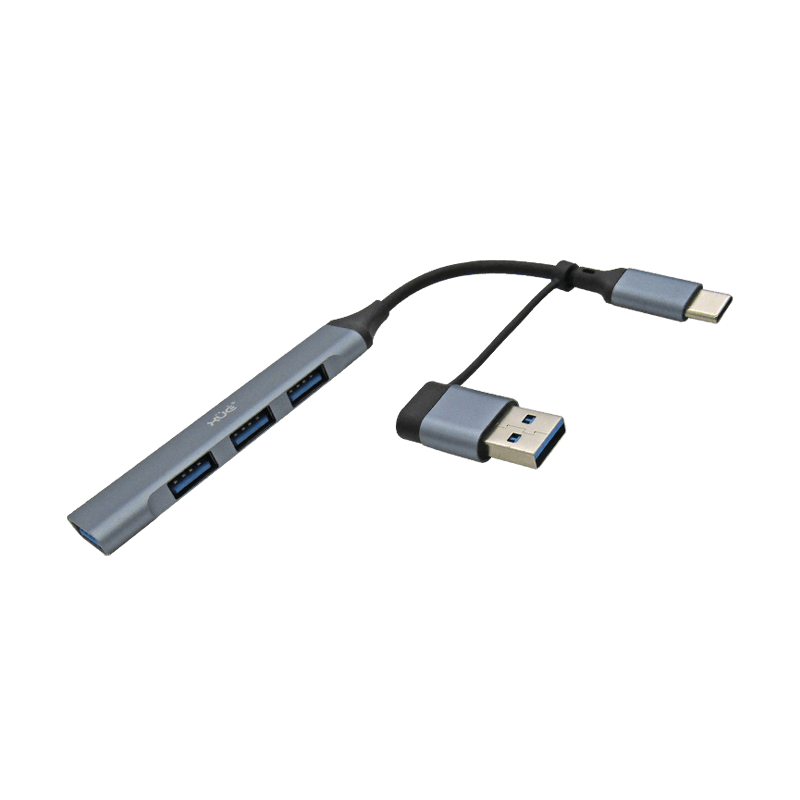 Hub USB 3.0 con 1 Puerto USB 3.0 y 3 Puertos USB 2.0 XUE® | Gris - PCS ...