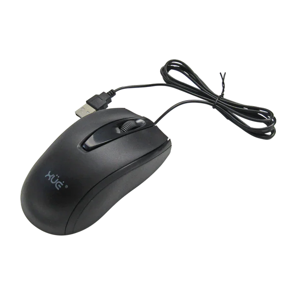 Mouse Óptico USB XUE PRO M400 1200 DPI Negro para Oficina - PCS FOR ALL SAS