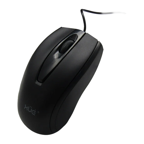 Mouse Óptico USB XUE PRO M400 1200 DPI Negro para Oficina - PCS FOR ALL SAS