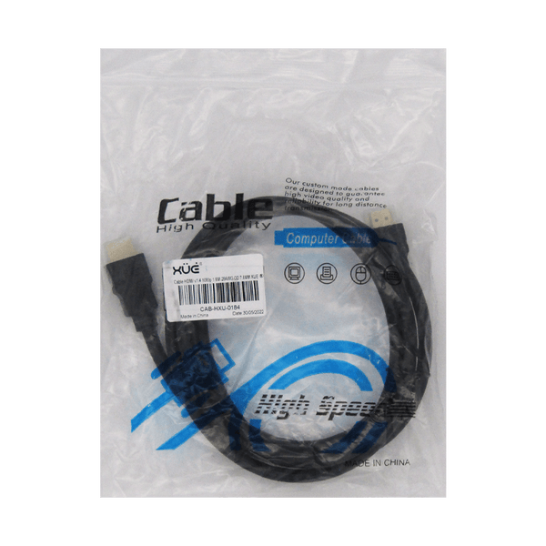 Cable HDMI V1.4 1080p 1.8M con Filtros 14+1 28AWG OD7.0mm – XUE® - PCS ...