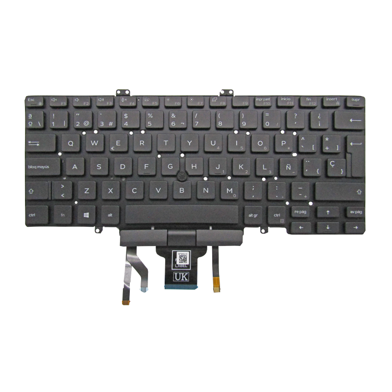 Teclado para portátil Dell Latitude 7400 / 3400 / 5400 / 7410 0KC72T B ...